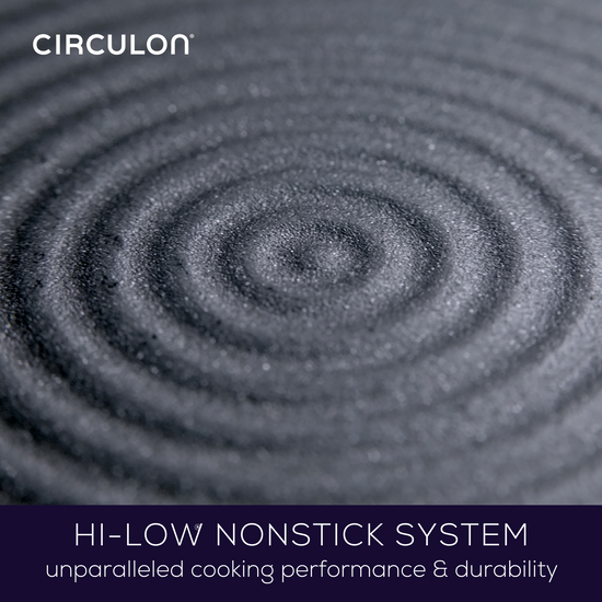 Circulon Style Nonstick Induction Skillet Triple Pack 21/25/28cm ...