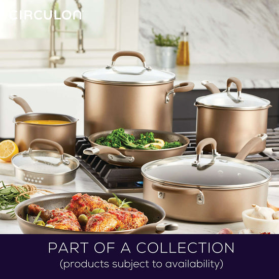 Circulon Premier Professional Nonstick Induction 5 Piece Cookware Set ...