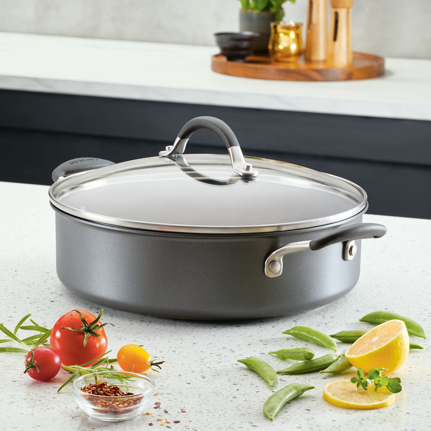 Circulon ScratchDefense A1 Nonstick Induction Covered Sauteuse 28cm/4.7L | Circulon Australia